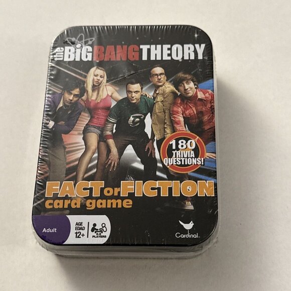 Cardinal | Other | New The Big Bang Theory Fact Or Fiction Card Game J3 ...